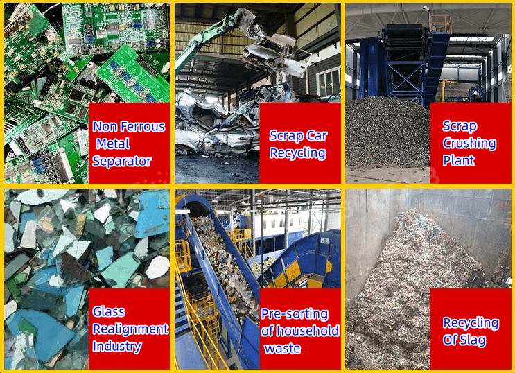 Best Non Ferrous Metal Separator for Scrap Metal Recycling