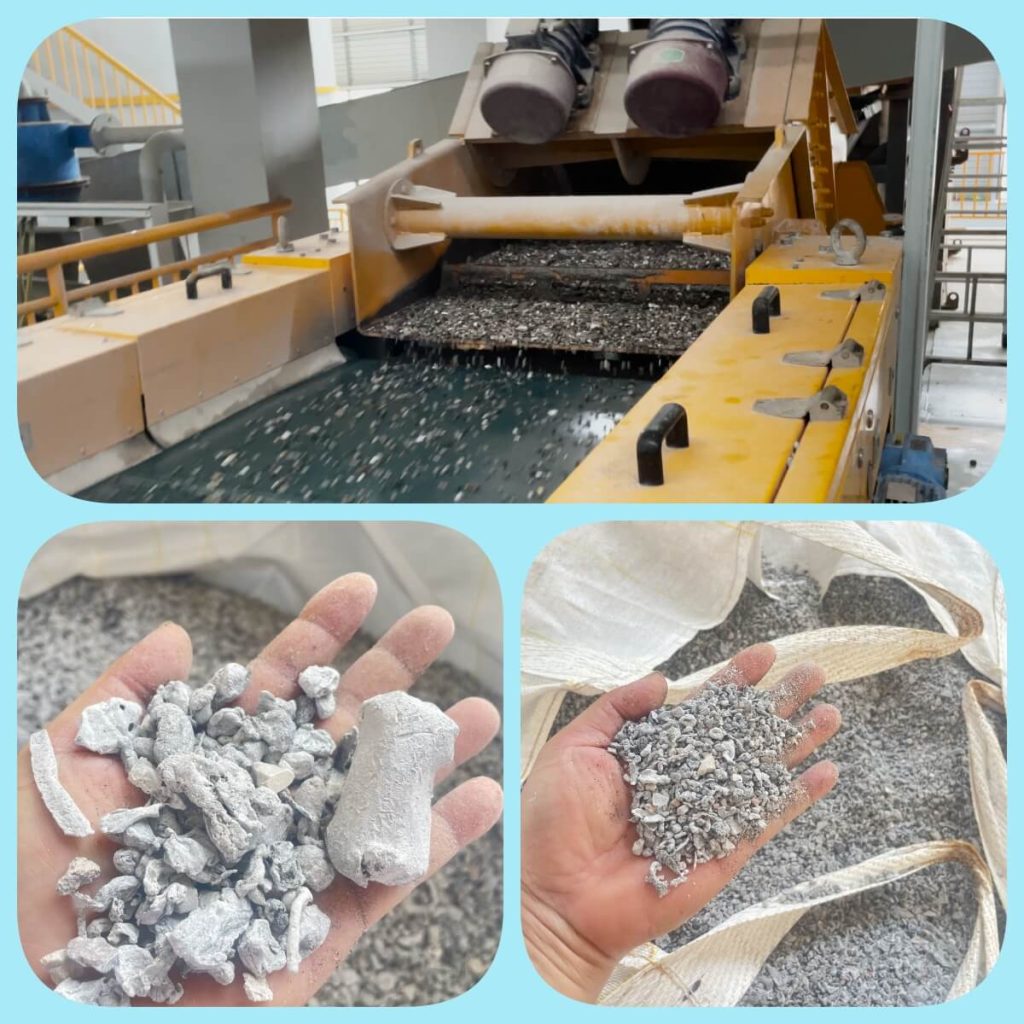 DongGuan Incineration Bottom Ash (IBA) Sorting Plant Success