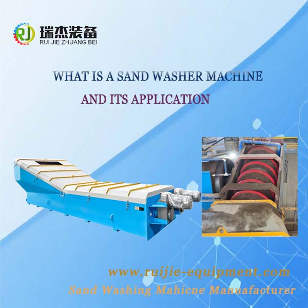 What Is A Sand Washer Machine and Its Application RUIJIE